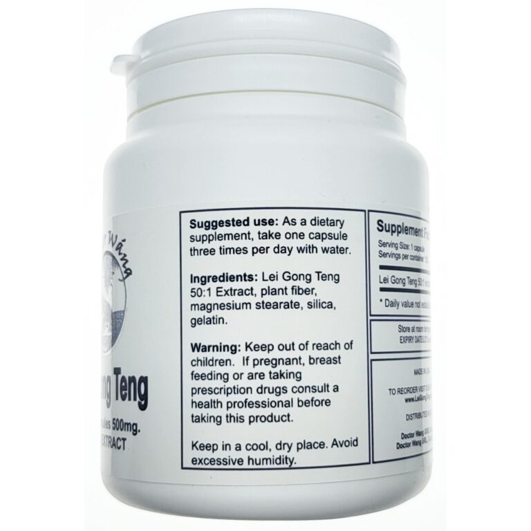 1 x Lei Gong Teng 50:1, 500mg, 120 cps - Lei Gong Teng Shop